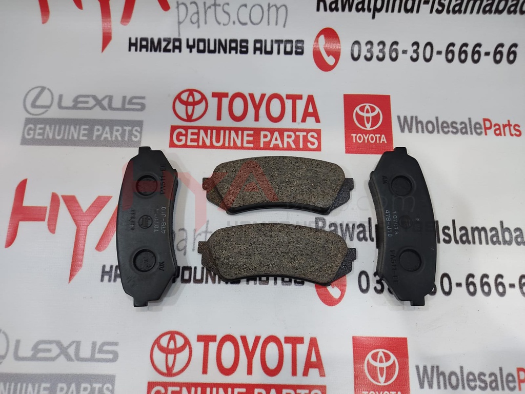 PAD KIT, DISC BRAKE, REAR | H Y A parts